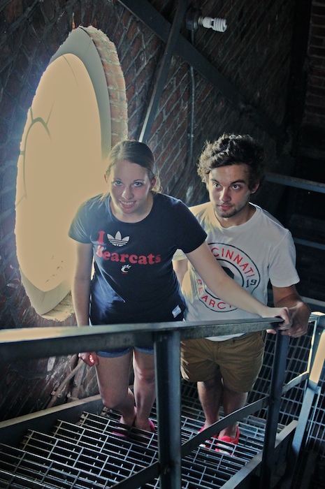 Tower view, past and present, University of Cincinnati