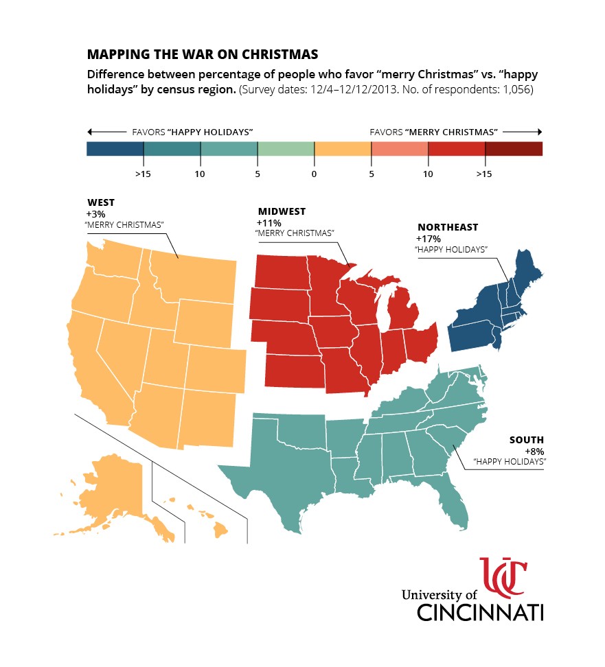 Merry Christmas, Oregon! Happy Holidays, Maine! America divides over ...