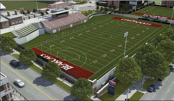 UC opens new practice fields with 100-yard bubble, University of Cincinnati