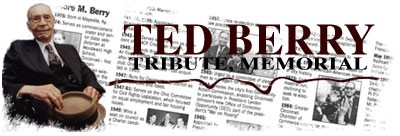 Honoring alumnus Ted Berry, University of Cincinnati
