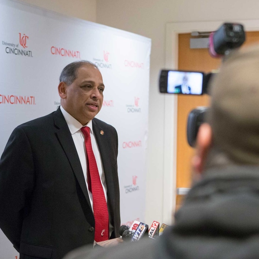 One happy homecoming, University of Cincinnati
